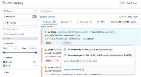Regression Detection