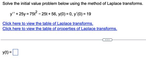 Solved Solve The Initial Value Problem Below Using The