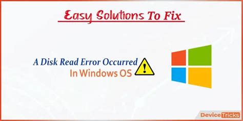 How To Fix A Disk Read Error On Windows
