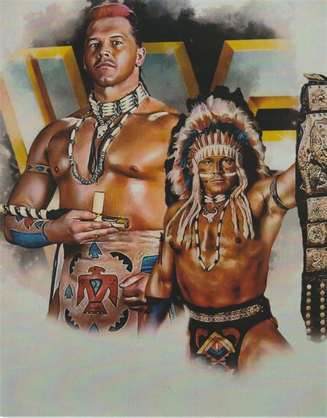 Legendary Wwf Tatanka 8 X 10 Signed By Tatanka With Flat Shipping In