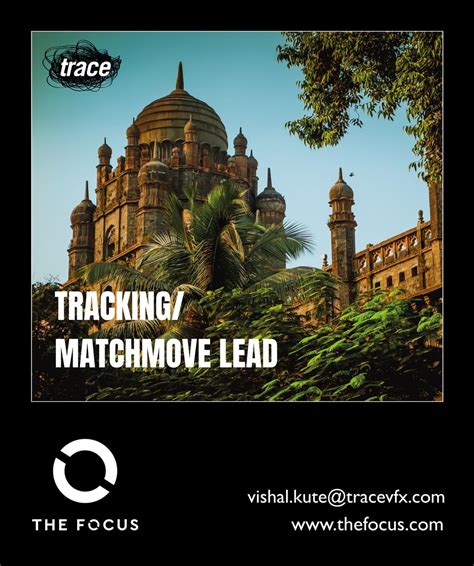 Trace Vfx On Linkedin Trace Is Hiring Were Bringing On A Trackingmatchmove Lead Senior