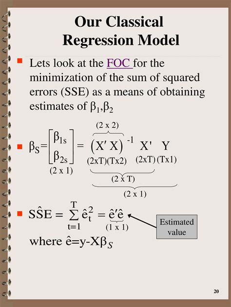 Ppt An Overview Of The Classical Regression Model Powerpoint