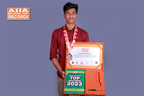 Grand Master Abhishek R Asia Book Of Records