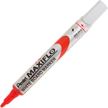 Maxiflo Pump It Marker 40mm Bullet Tip Red Pentel Pentel