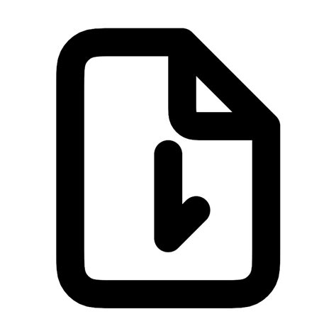 File Arrow Down Vector SVG Icon SVG Repo