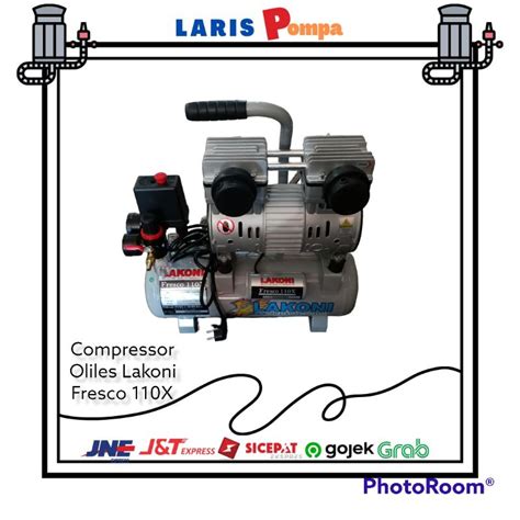 Jual Mesin Kompresor Angin Lakoni Fresco 110x Compressor Angin Lakoni Tanpa Oli Fresco 110x
