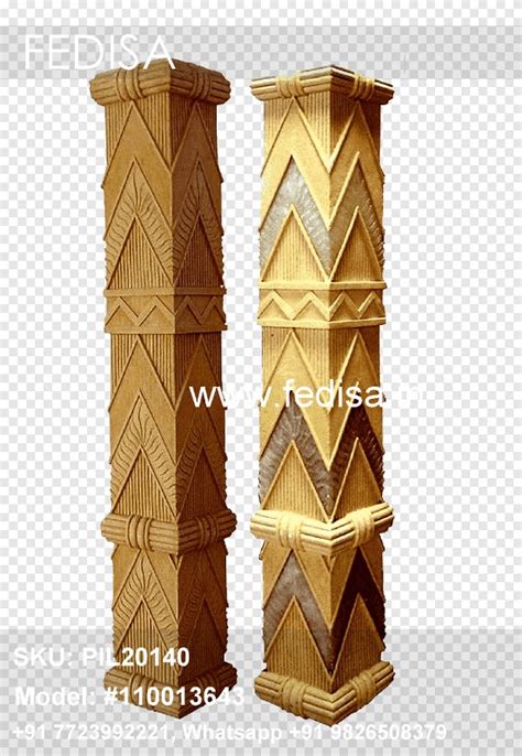 Gold Pillar Design Mirror Pillar Design Pillar Putty Design