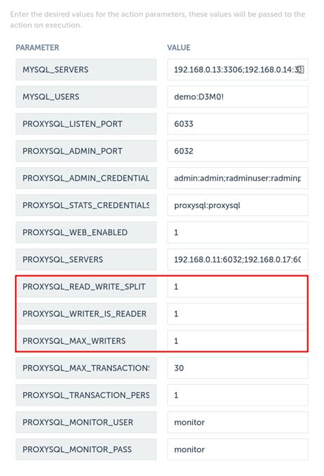 read write split using proxysql