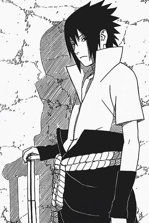 Sasuke Uchiha Manga Panels