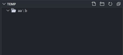 Compact Nested Directory Formatting Does Not Persist After Rename