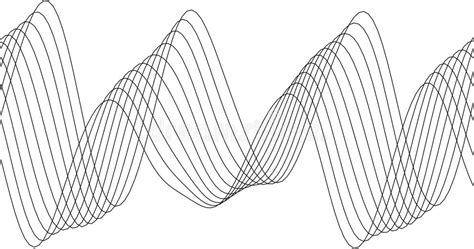 Abstract Wave Pattern Design For Creative Projects And Backgrounds Stock Illustration