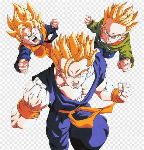 Gohan Trunks Goku Goten Vegeta Goku Karakter Fiksi Trunks Png Pngegg