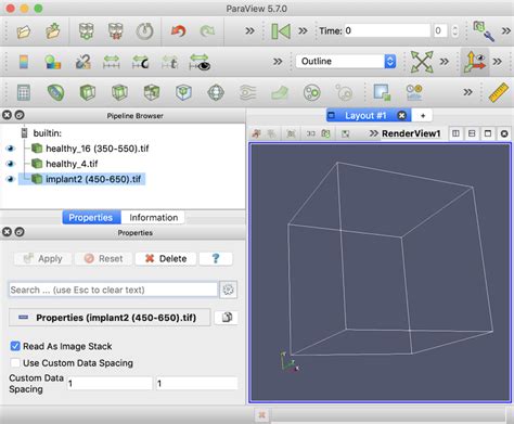 loading tif stacks paraview support paraview