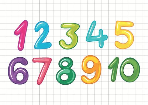 Large Numbers 1 10 Printable
