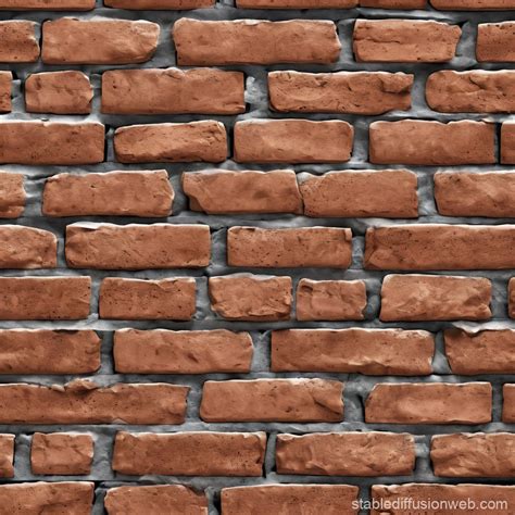 Seamless Brick Wall Texture Stable Diffusion Online