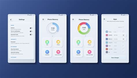 Mobile App Neomorphism Behance