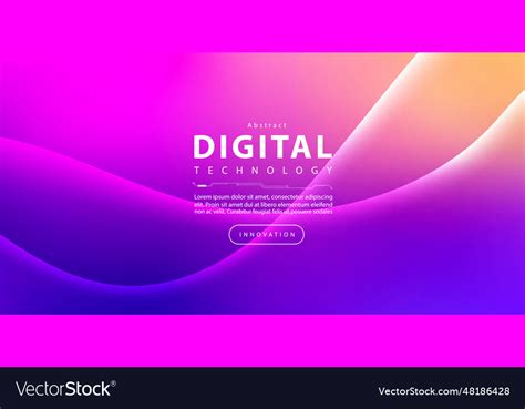 Abstract Digital Technology Futuristic Circuit Ai Vector Image