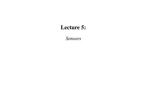 PPT Lecture 5 PowerPoint Presentation Free Download ID 6845064