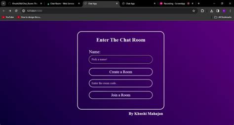 Im Happy To Share This Chat Room Website Project I Just Completed I