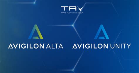 Avigilon Security Suite Alta E Unity Trans Audio Video Security