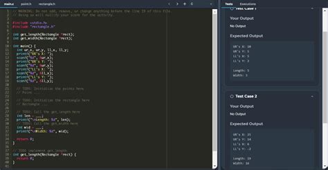 Solved Do In C Program Notice That A Rectangle Can Be Chegg Com