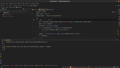 Error Process Finished With Exit Code 135 Interrupted By Signal 7 Sigemt When I Import Sam