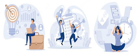 Premium Vector Project Lifecycle Concept Project Initiation And