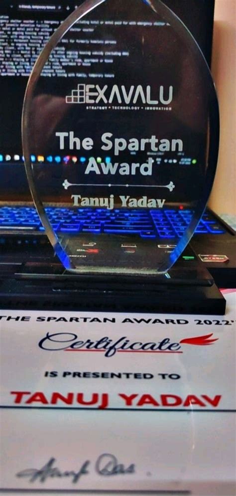 Tanuj Yadav On Linkedin Award 2022exavalutownhall Salesforce