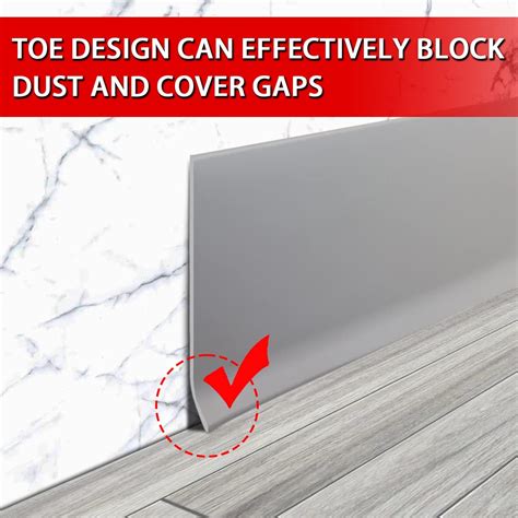 Vinyl Wall Base Baseboard Molding Trim 4 Flexible Self