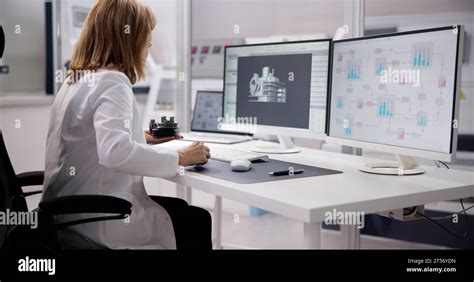3d Engineer Developing Software Mastering Computer Engineering Design