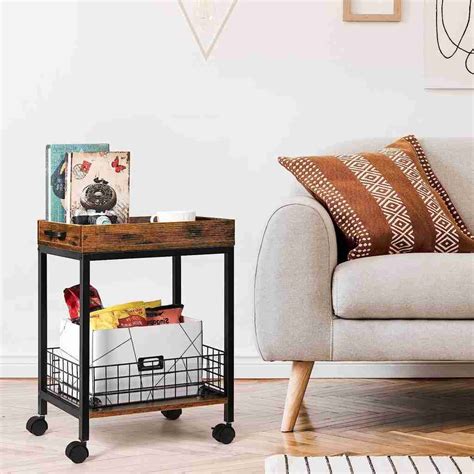 Fogein Side Table With Wheels Review Your Dream Kitchen