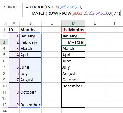 Dynamic List With Blank Cells Contextures Blog