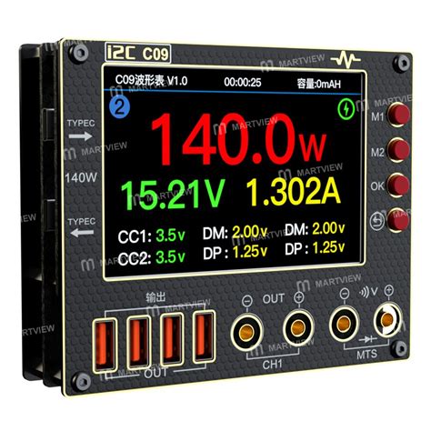 I2c C09 Digital Waveform Ammeter With Charge Detection Voltage