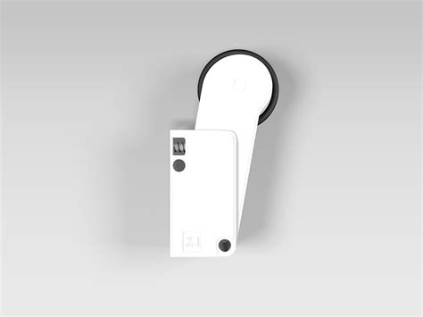 Rotation Sensor For Shutters With Roller Contact In White Plastic Fdp