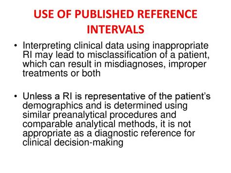 Reference Range In Clinical Chemistry Powerpoint Slides Learnpick India