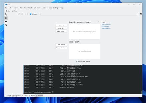 Kate With Konsole As Terminal On Windows R Kde