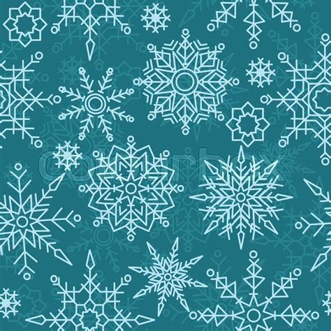 Snowflake Pattern Wallpaper
