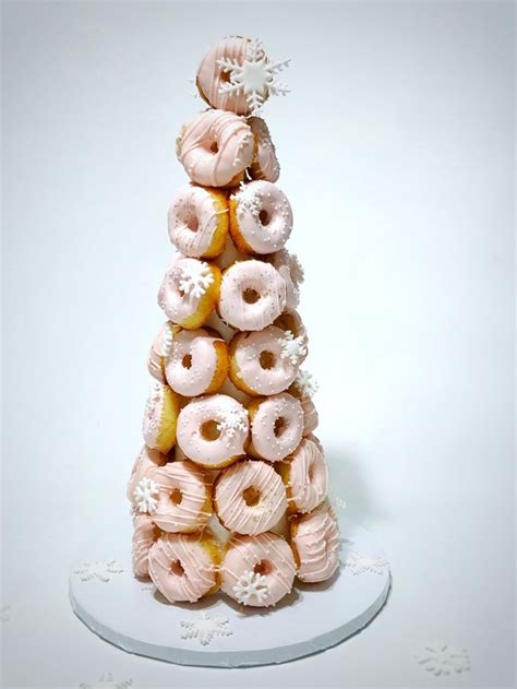 Donut Tower ️ Donut Tower Mini Donuts Edible Centerpieces