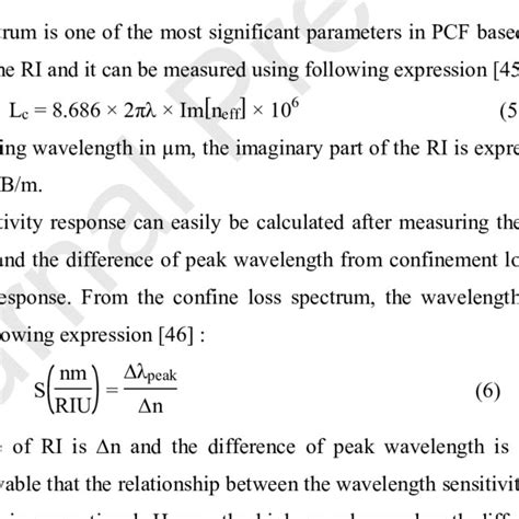Coupling Length Spectrum Of The Proposed Pcf Structure With Respect To