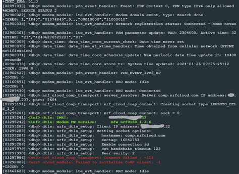 Connect To Nrfcloud Using Coap Over Nb Iot Does Not Work Nordic Qanda Nordic Devzone Nordic