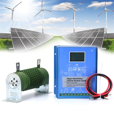 Retrin Wind Solar Hybrid Charge Controller 3000w 12v 24v 48v Auto Switch Regulator Mppt Wind