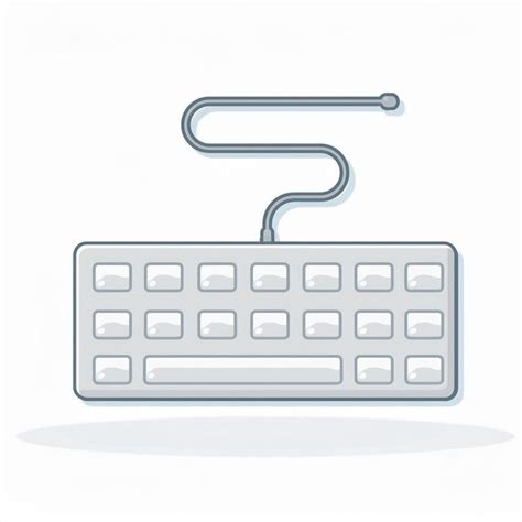 Keyboard Icon Premium Ai Generated Vector