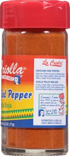 La Criolla® Ground Red Pepper 2 5 Oz Kroger