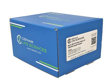 Micro Bca Protein Assay Kit Biosciences Research Products Cepham
