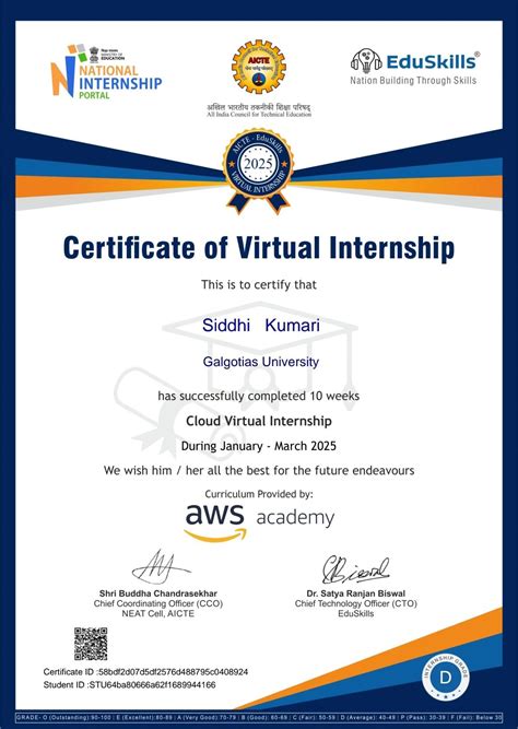 Cloudcomputing Aws Virtualinternship Eduskills Aicte Awsacademy