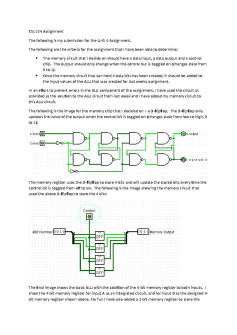 Cs1104unit4assignment Cs1104 Assignment The Following Is My