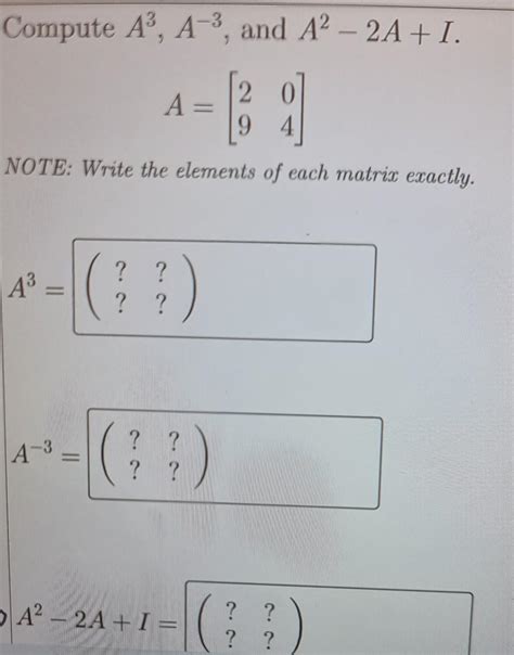 solved compute a3 a−3 and a2−2a i a [2904] note write the
