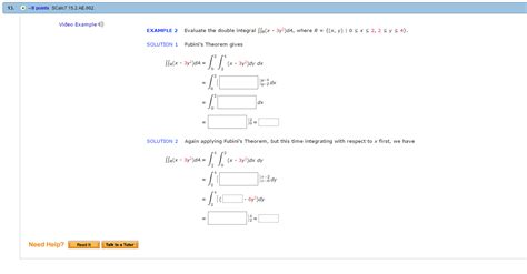 Solved Evaluate The Double Integral Integral Integralr X