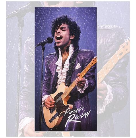 Prince Music Icon 10x20 Vertical Poster Print Purple Rain Super Bowl