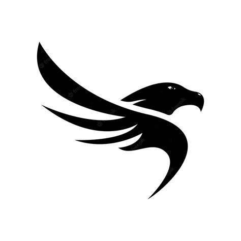 Vector De Plantilla De Logotipo De Halcón Vector Premium